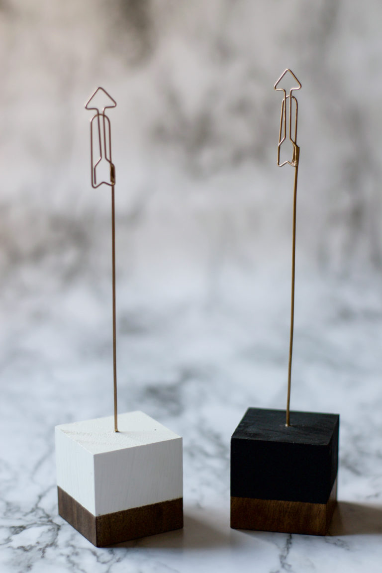 Do It Yourself: Chic Cubic Wooden Photo Holder